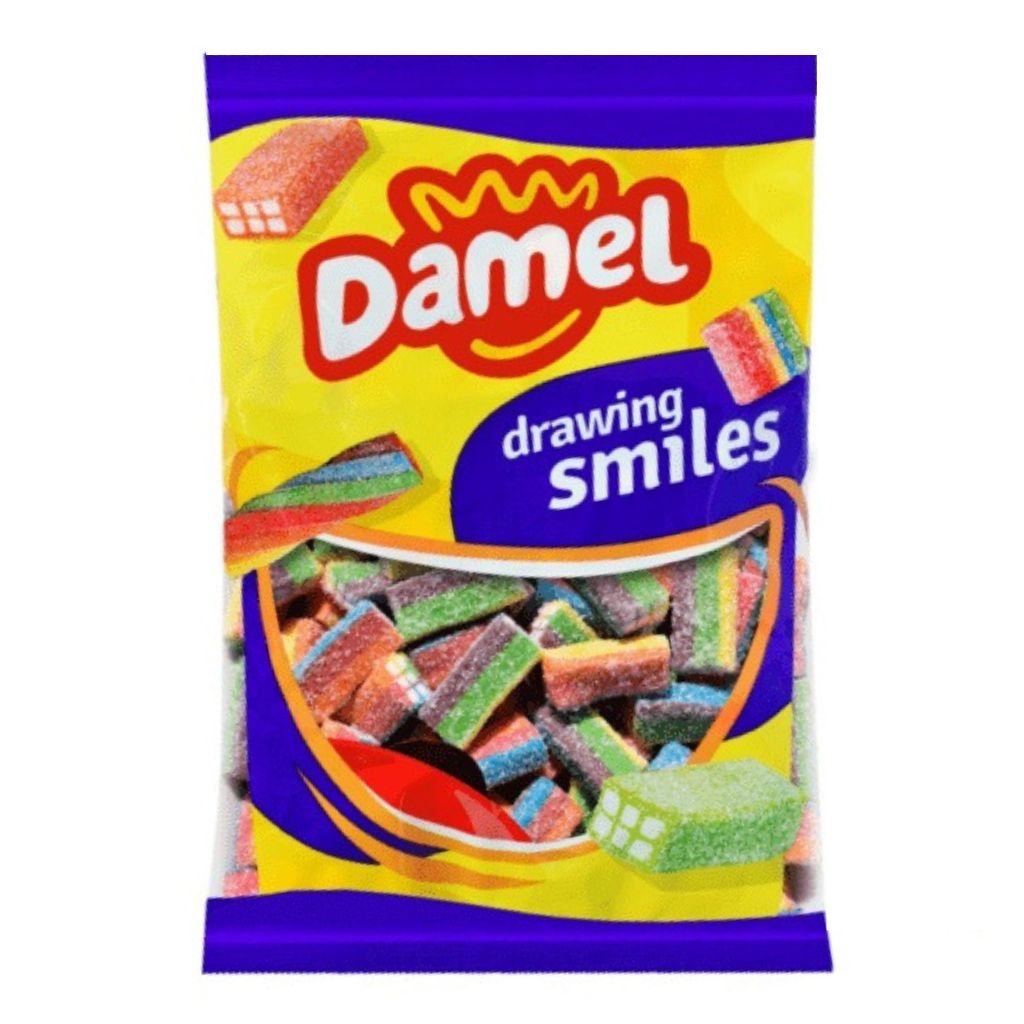 1kg Rainbow Bricks | Wholesale Lollies Australia | Bulk Lolly Wholesale
