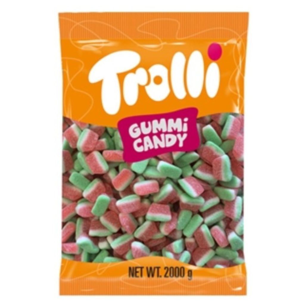 2kg Fizzy Watermelon Slices | Wholesale Lollies Australia | Bulk Lolly ...