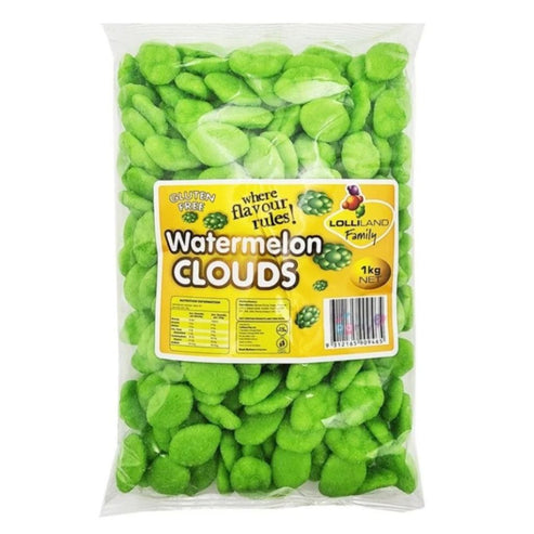 1kg Fizzy Watermelon Clouds | Wholesale Lollies Australia | Bulk Lolly ...